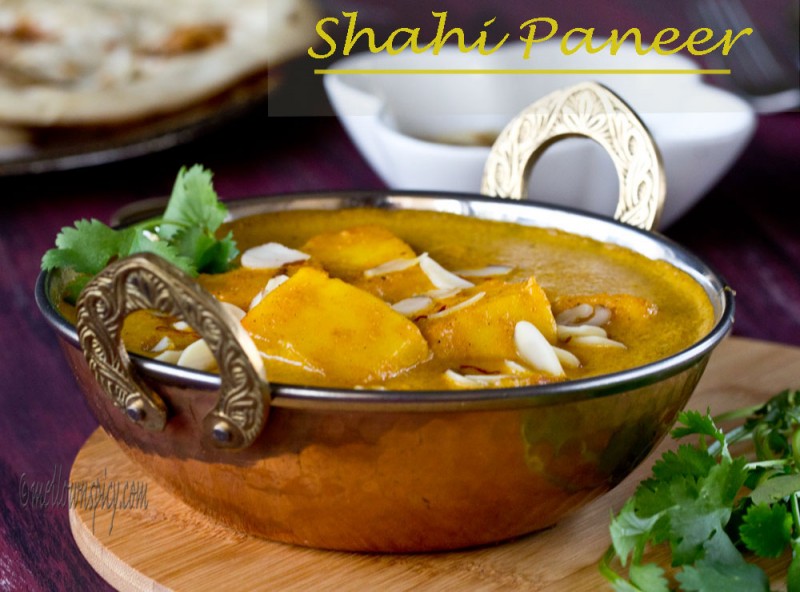 Shahi Paneer : Paneeer in Rich Creamy Gravy |Cooking| - Mellownspicy