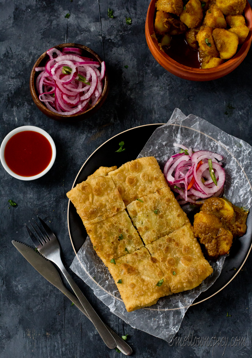 Mughlai Paratha : Moglai Porota |Snacks|